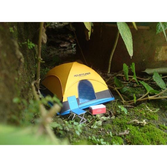 TENDA Diy Papercraft Papercraft Sheet Diorama Paper Pattern Camper Tent ...