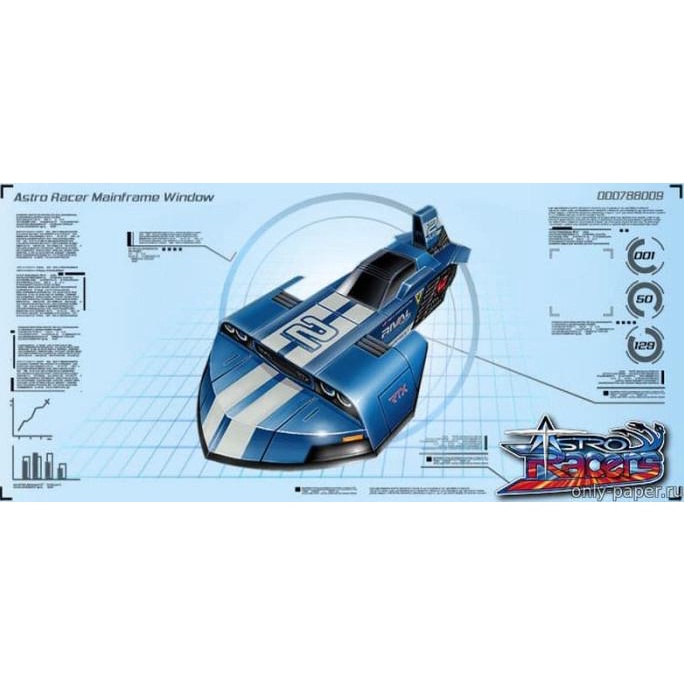 Diy Papercraft AstroRacer-02-Rival-RTX | Shopee Malaysia