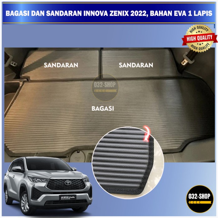 Innova Zenix 2022 Luggage And Backrest Carpet, 1-layer Eva Material ...