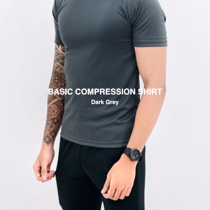 Dry Fit T-Shirt/Sportswear/Basic Compressed Shirt | Shopee Malaysia