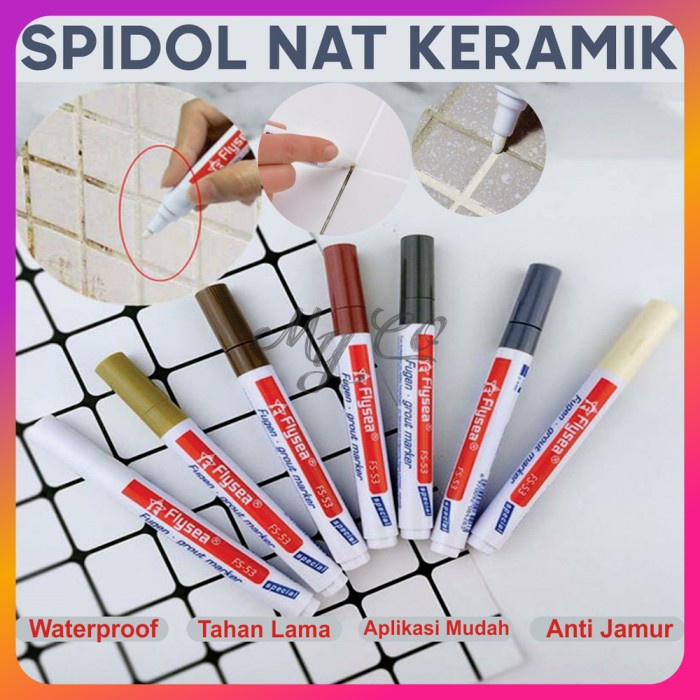 Original Tile Grout Marker Tile Reform - Ceramic Marker | Shopee Malaysia