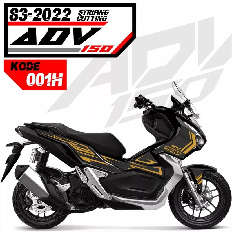Sticker cutting Sticker honda adv 160 new/Striping Variation adv 150 ...