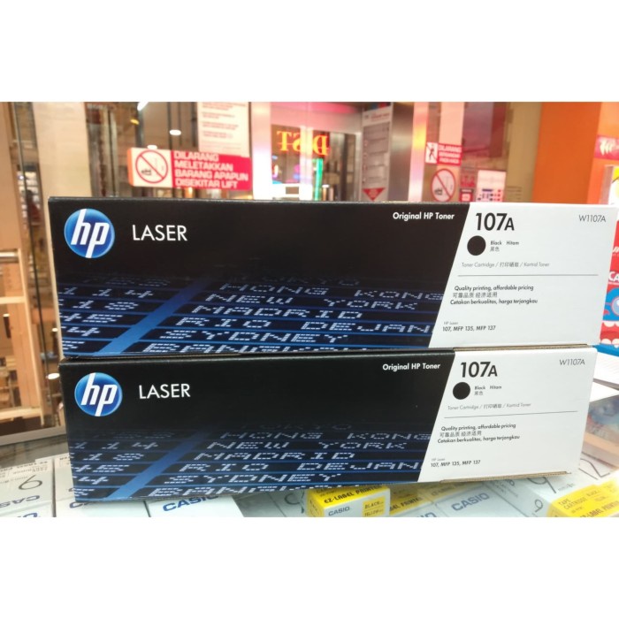 Ready Toner HP 107A Black Original (W1107a) | Shopee Malaysia