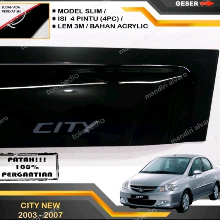New CITY Car Door Gutter 2003-2007 SLIM Convex MODEL | Shopee Malaysia