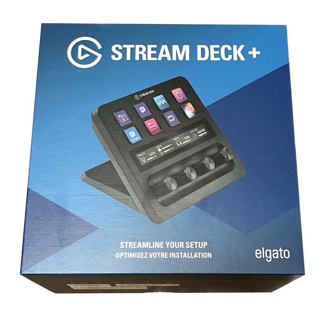 Elgato Stream Deck + (10GBD9901) - USB-C, 8 Customizable LCD keys, for ...