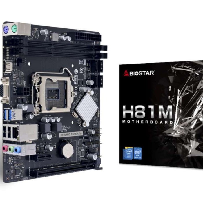 Biostar H81MHV3 LGA1150 Motherboard - Mobo H81 | Shopee Malaysia