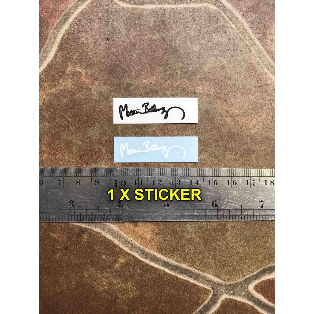Matt Matthew James Bellamy Signed Sticker Signature Autograph Logo ...