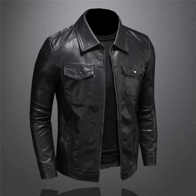 Men's leather jackets, men's synthetic leather jackets, men's ...
