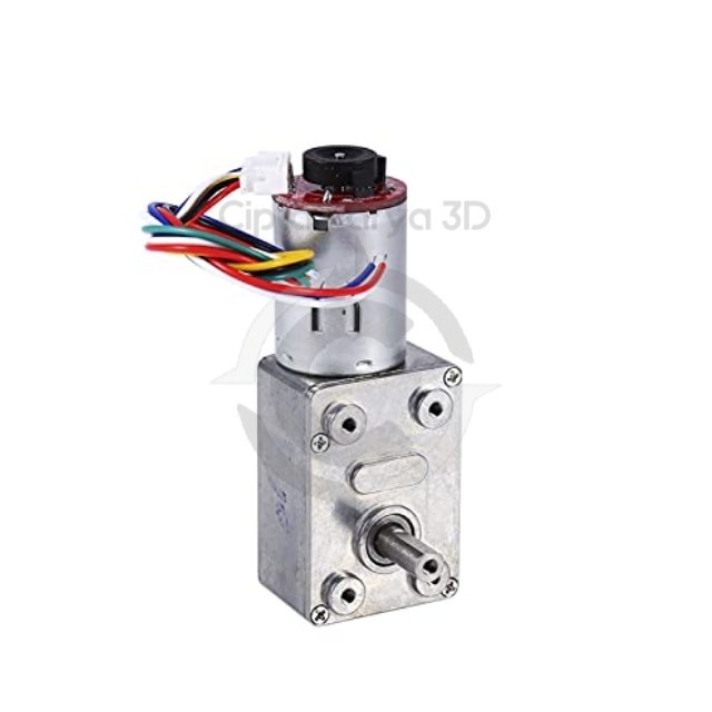 Enco Low Speed High Torque Full Metal Gearbox Encoder Turbo Worm Gear ...