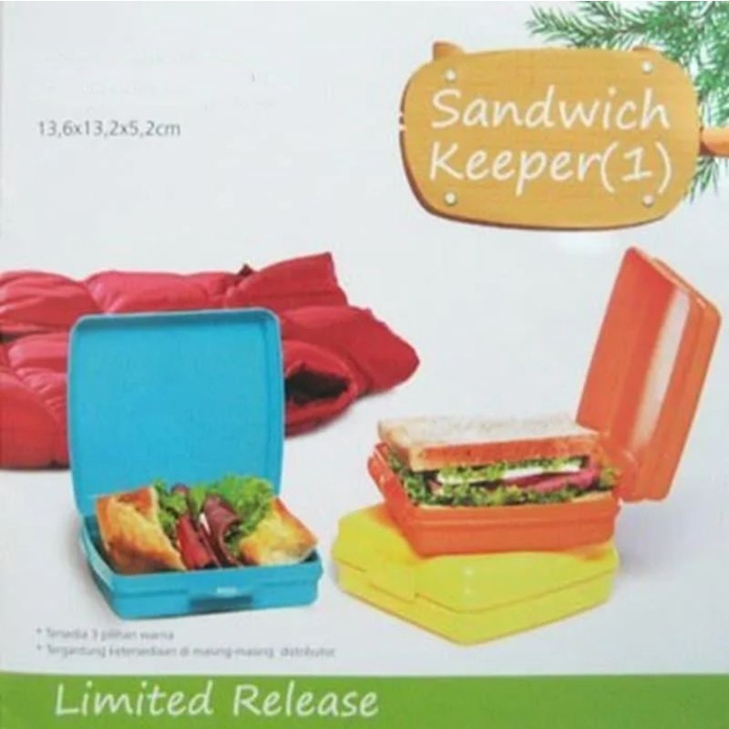 Tupperware Sandwich Keeper/Lunch Box/Lunchbox | Shopee Malaysia