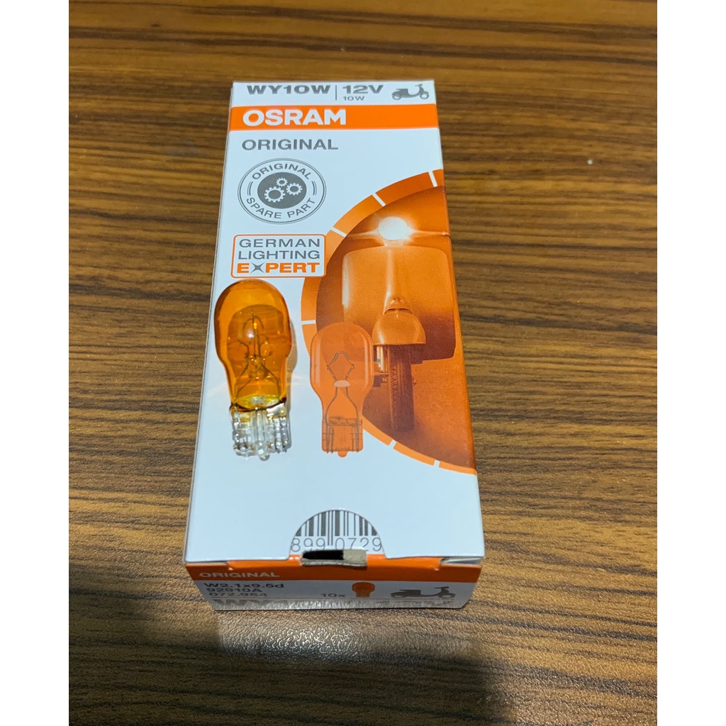 Motorcycle turn signal bulb T13 WY10W 12V 10W osram 92910A | Shopee ...