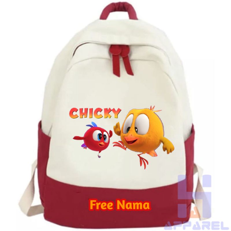 Where's CHICKY Cartoon Children's Backpack | Shopee Malaysia