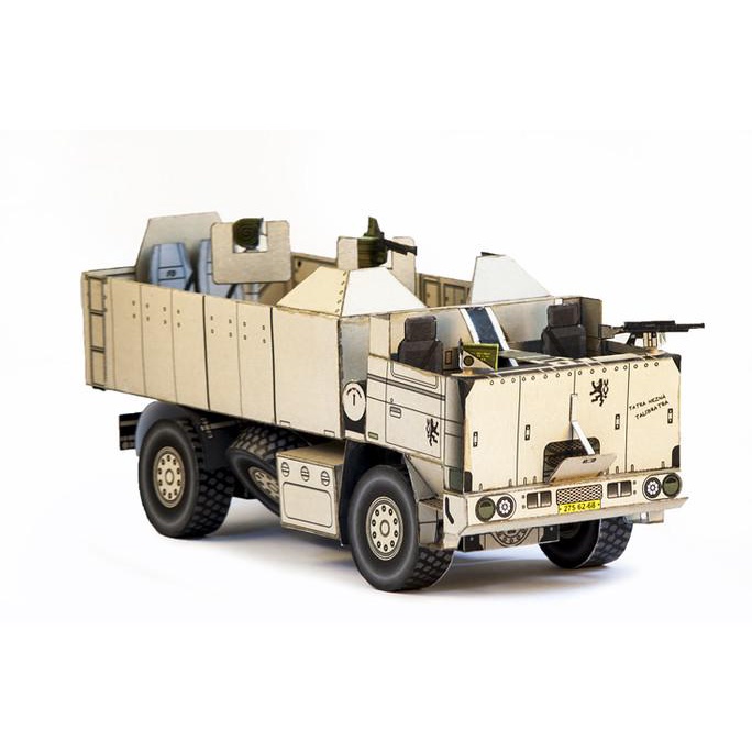 Diy Papercraft Papercraft Paper Pattern Car Military Tactical Tatra SOT ...