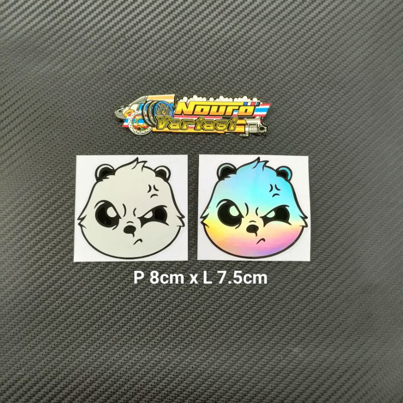 Quality animated cartoon panda cutting stickers | Shopee Malaysia