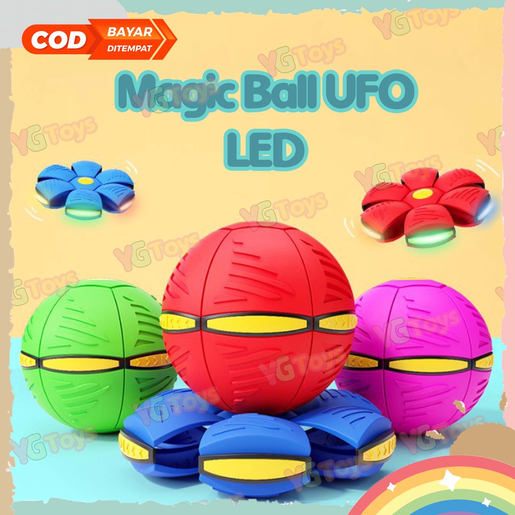 Ygtoys Ufo Ball Toy Flat Ball Magic Ufo Big Magic Ball Step On | Shopee ...