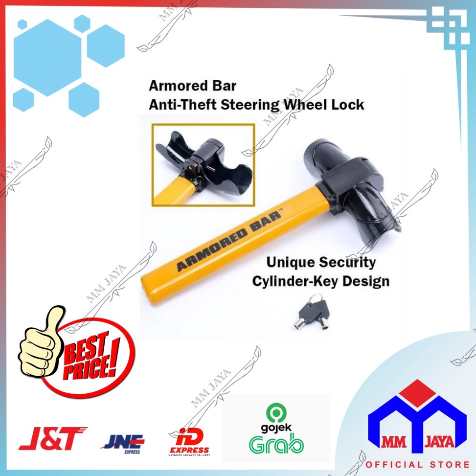 Latest TRENDS|| Steer KEY / T Armored Bar Steering Lock Mr Safe Strong ...
