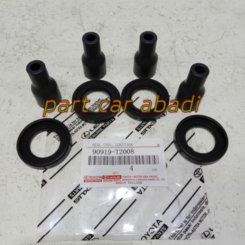 Rubber Coil Seal Spark Plug Innova Fortuner Hilux SET | Shopee Malaysia