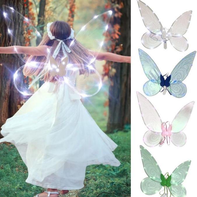 Children's fairy wings led angel wings Costume halloween fairy wings ...