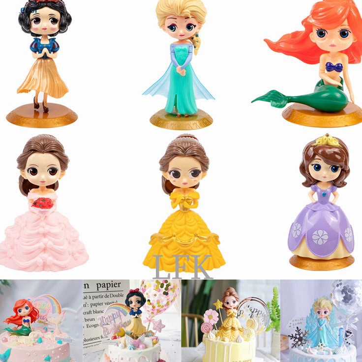 Topper Princess Belle/Frozen/Anna/Elsa/Shopia/Arie/ Mermaid Fish/Aurora ...