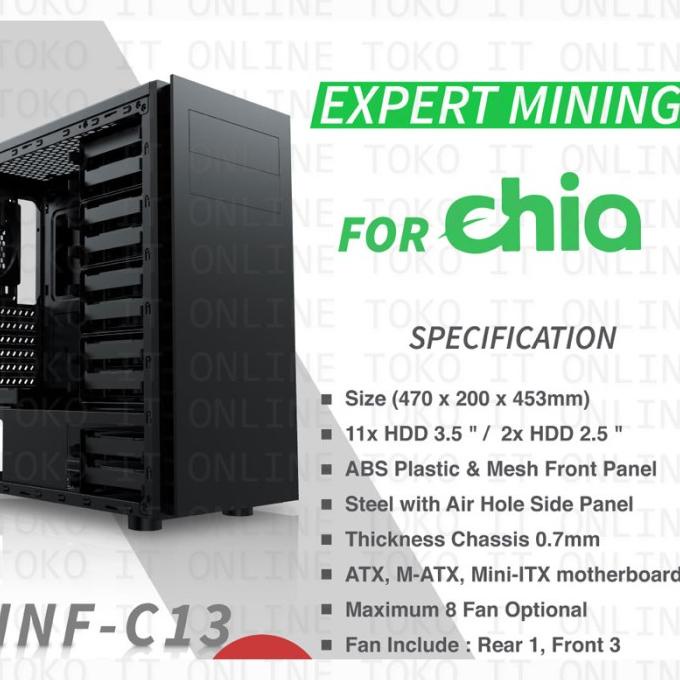Infinity Tower Casing Server Inf-C13 Maining Cpu Case | Shopee Malaysia