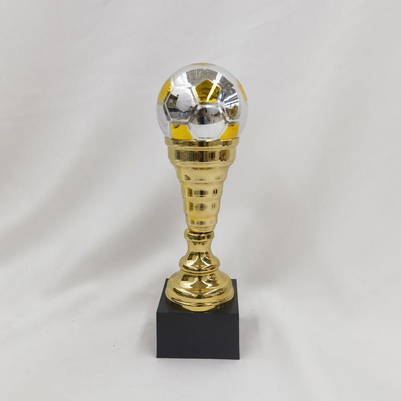 Plastic Football Cup Silver Gold Black X8030C Trophy 27 CM Championship ...