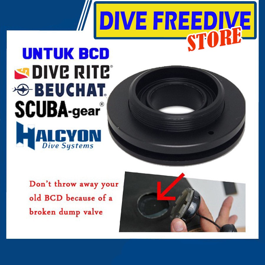 Spare Part Dump Valve BCD Beuchat Dive Rite Scubagear Halcyon Eclipse ...
