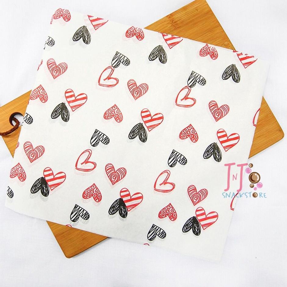 New Laminated Rice Paper 20x20 cm MOTIF PRINTING Non-Stick Contents ...