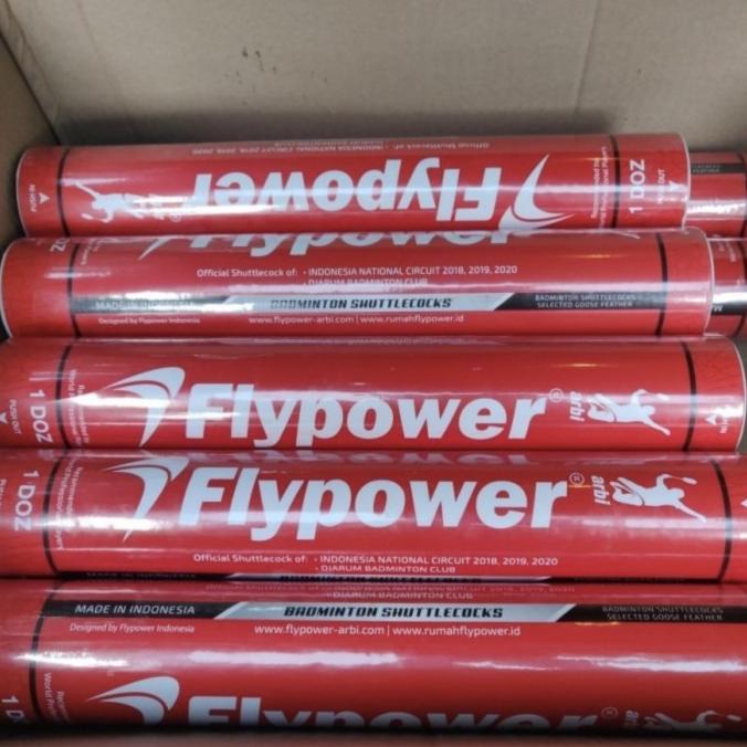 MERAH ORIGINAL FLYPOWER RED (RED) Shuttlecock | Shopee Malaysia