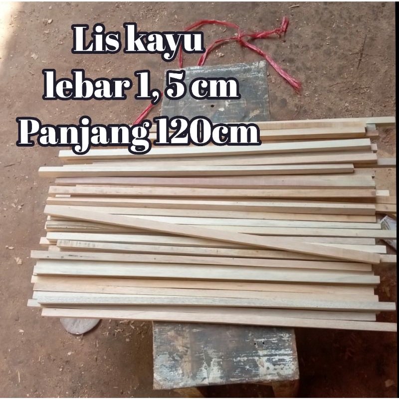 KAYU Wood slats 120×1,5×1,5 wooden sticks, mahogany wood, teak wood ...
