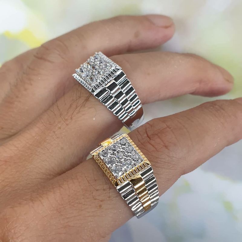 Men's Rolex Rings Men's Swarovski Diamond Rings Men's Silver Rings Men ...