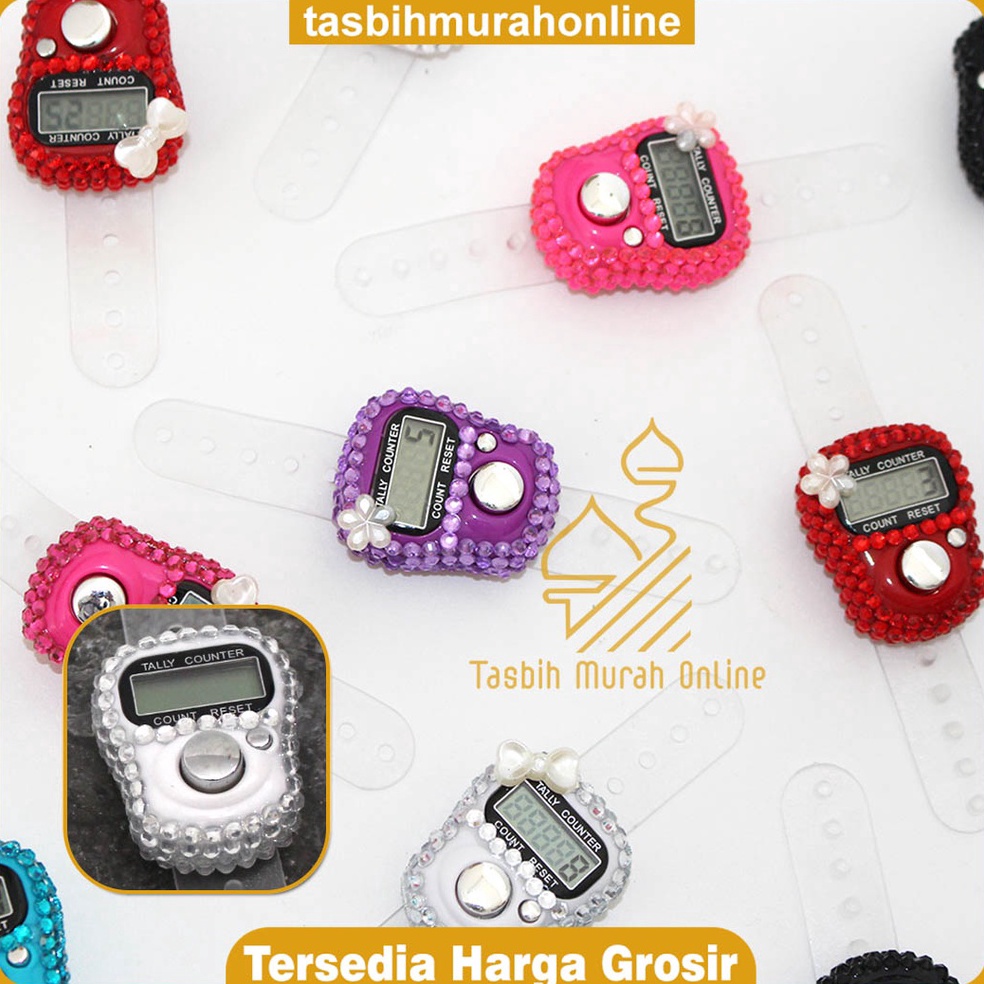 Swarovski Digital Tasbih/Swarovski Digital Counting Tool (Acrylic Box ...