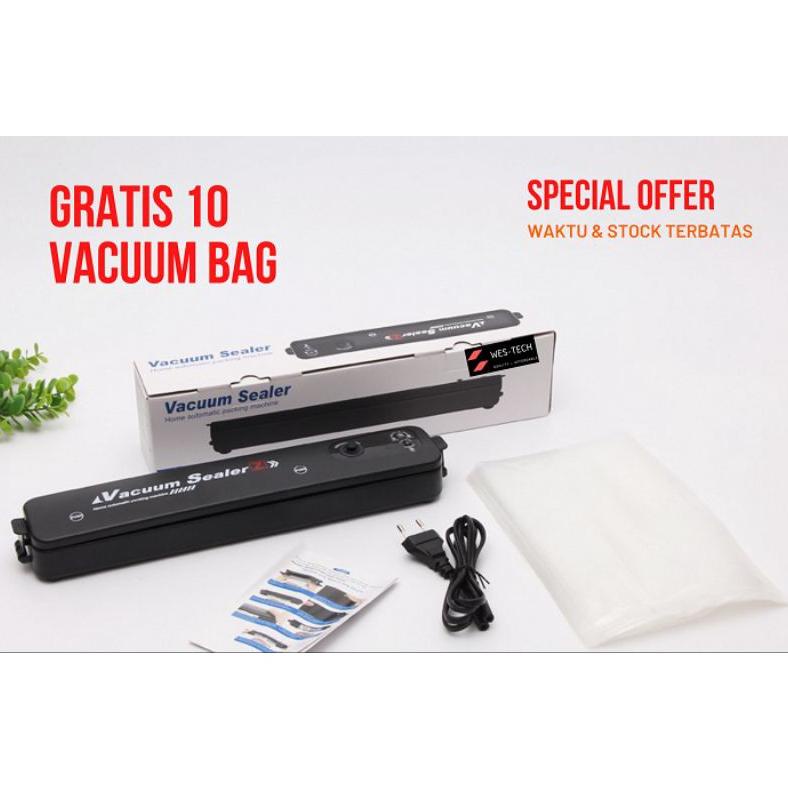 MESIN Best Food Vacuum Sealer Machine Westech Airtight Food Wrapping ...