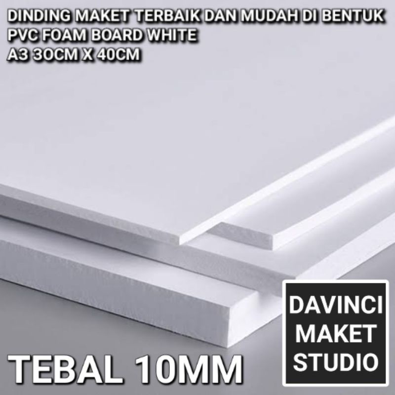 (10mm) A3 PVC Foam Board - 10mm PVC Cardboard 1cm - 30cm x 40cm ...