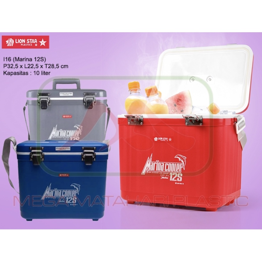 (EXPEDITION) Marina Cool Box / Cooler Box 10 liters I16 12S LionStar ...