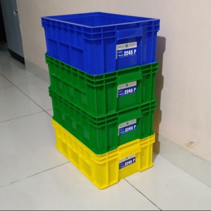 Container BOX 2245P GREEN LEAF/Industrial Crate 2245P SPARE PART BOX ...