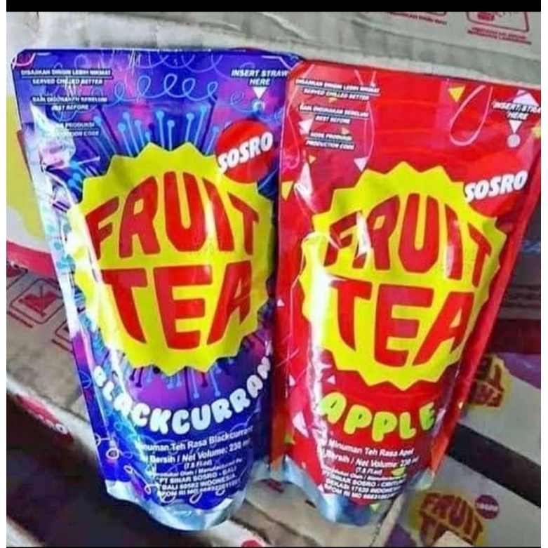 Fruitea pouch 200mL 1 Box Contains 24pcs | Shopee Malaysia