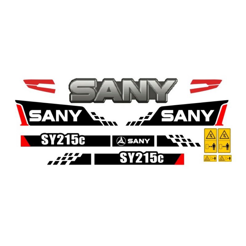 Sany SY512c Heavy Equipment Sticker Excavator Sticker | Shopee Malaysia