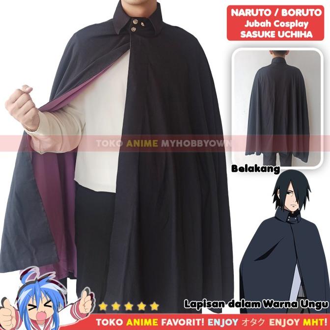 Uchiha Sasuke Cloak Anime Boruto Naruto Next Generation Cosplay Costume ...