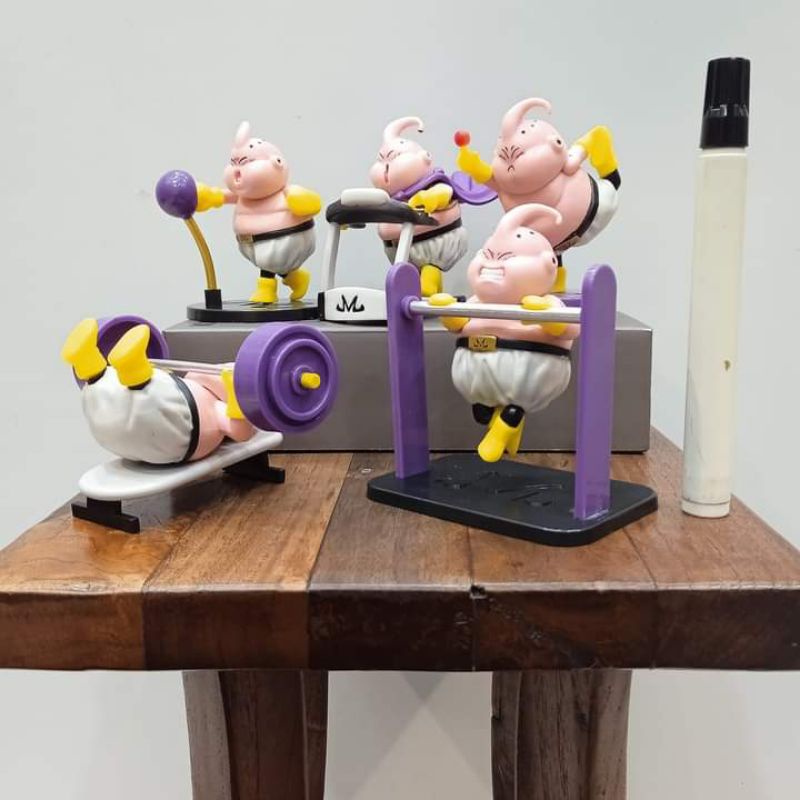 Action figure toy majinbo majin buu manjinboo fitness Height about 7cm ...