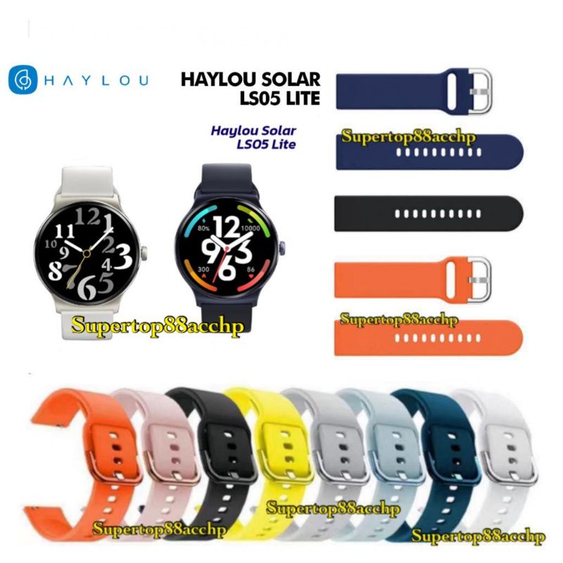 Haylou Solar Smartwatch Strap LS05 Lite Rubber Colorful Buckle Active ...