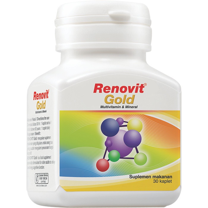 Renovit Gold Multivitamins and Minerals Food Supplements 30 tablets ...