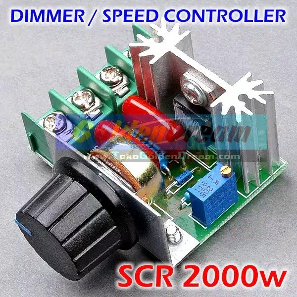 Dimmer SCR 2000W 220V Voltage Regulator Drill Speed Regulator | Shopee ...