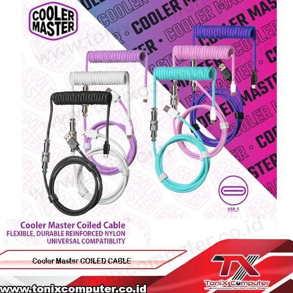 Cooler Master Coiled Cable Usb A To C Aviator Gaming Keyboard Cable ...