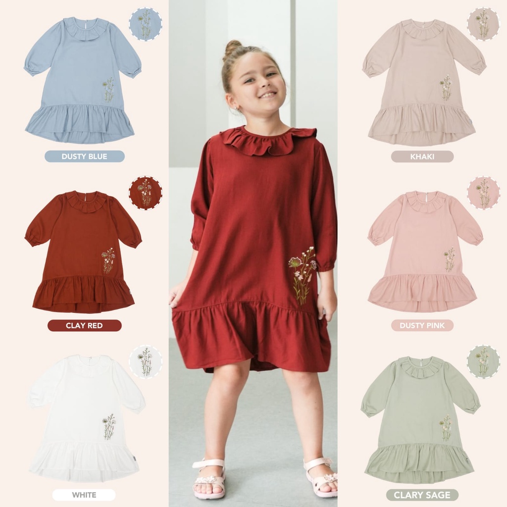 Mooi Mazaya Dress 1-10 Years Raya Dress / Eid Tunic for Girls Raya ...