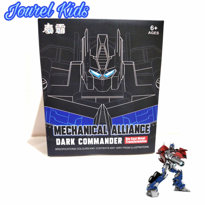 Robot Optimus Prime Commander Tobot Toy Diecast Metal | Shopee Malaysia