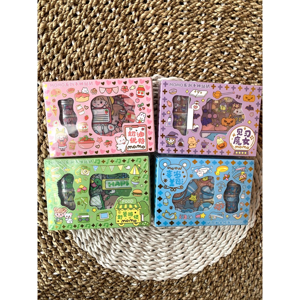 Momo ROLL STICKER 1 PACK AESTHETIC DIY | Shopee Malaysia