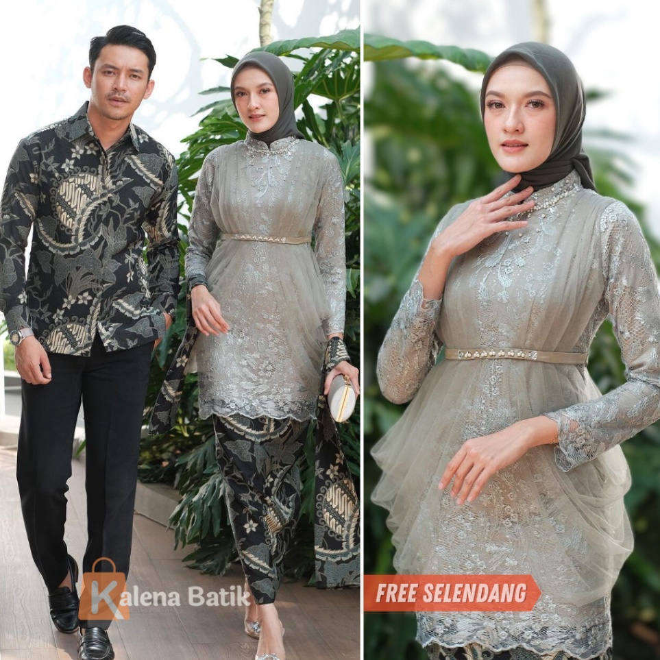 [Code 6f9t0] Batik Couple Kebaya Modern Kebaya Fiance Application For ...