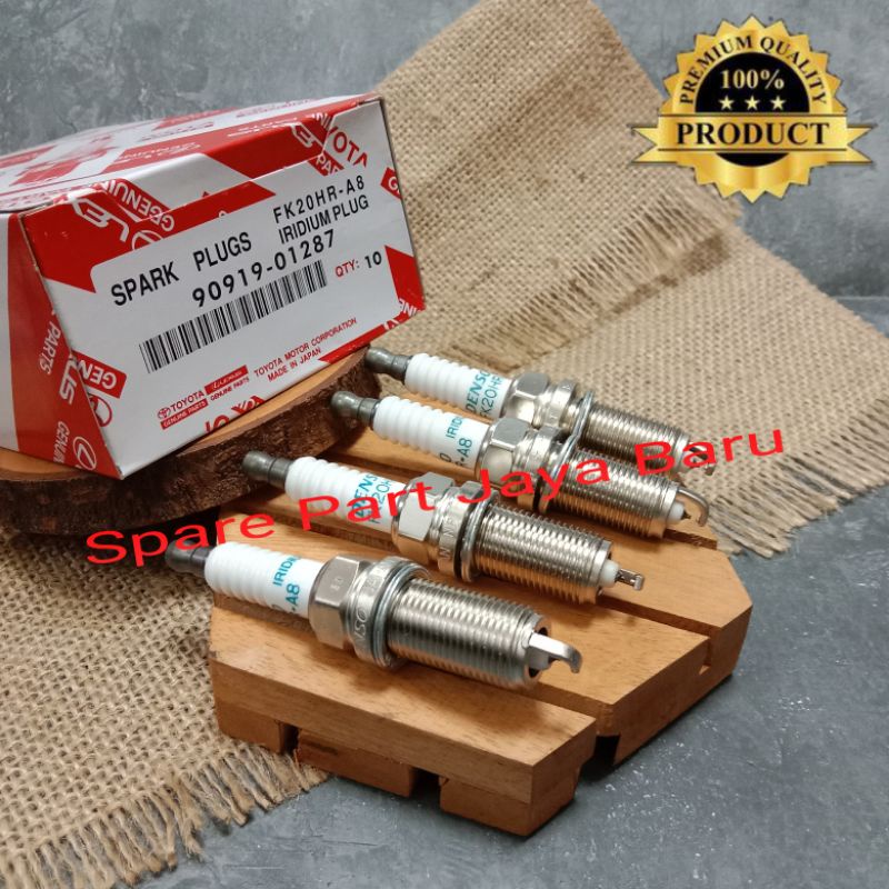Innova Reborn Fortuner VRZ Hilux Revo FK20HR-A8 Iridium Spark Plugs ...