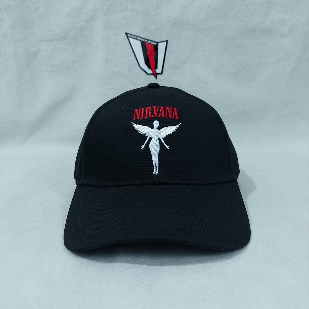 Official NIRVANA Hat / Baseball Cap - ANGELIC Original | Shopee Malaysia