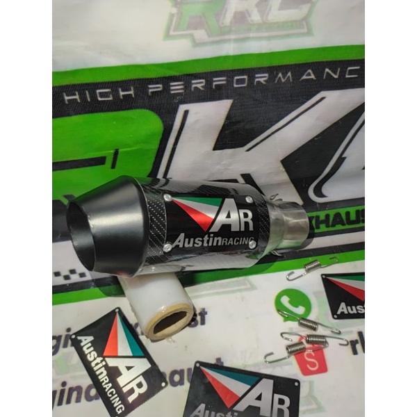 HITAM Austin Carbon Black Exhaust SLINCER Cool Sound INLET50 | Shopee ...